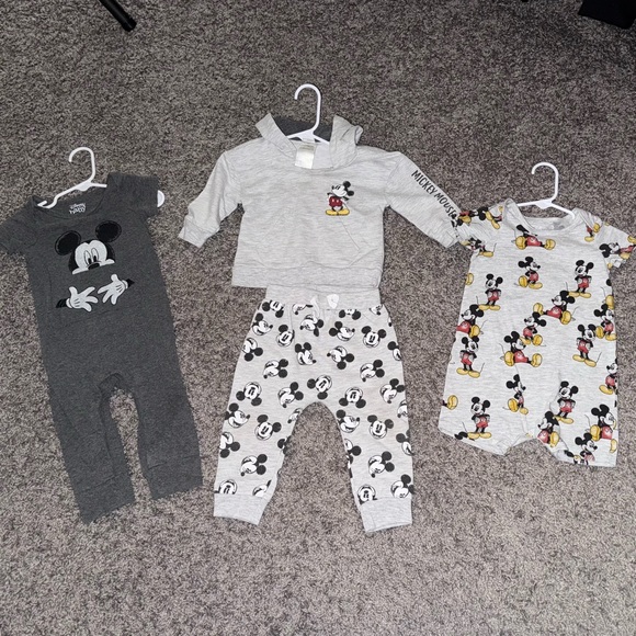 Disney | Matching Sets | Disney Baby Mickey Mouse Bundle | Poshmark